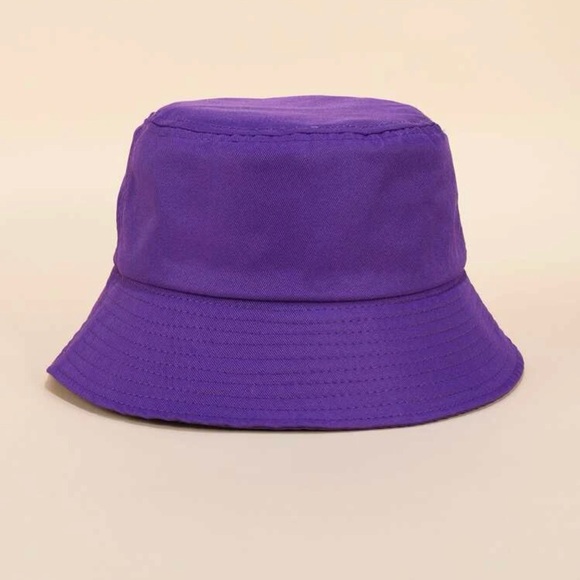 Passion of Essence | Accessories | Solid Dark Purple Bucket Hat | Poshmark